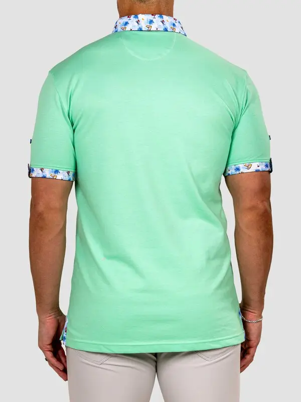 MACEOO Newton Marthyr Polo Shirt - Green