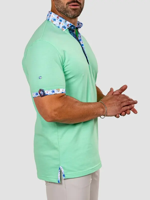 MACEOO Newton Marthyr Polo Shirt - Green