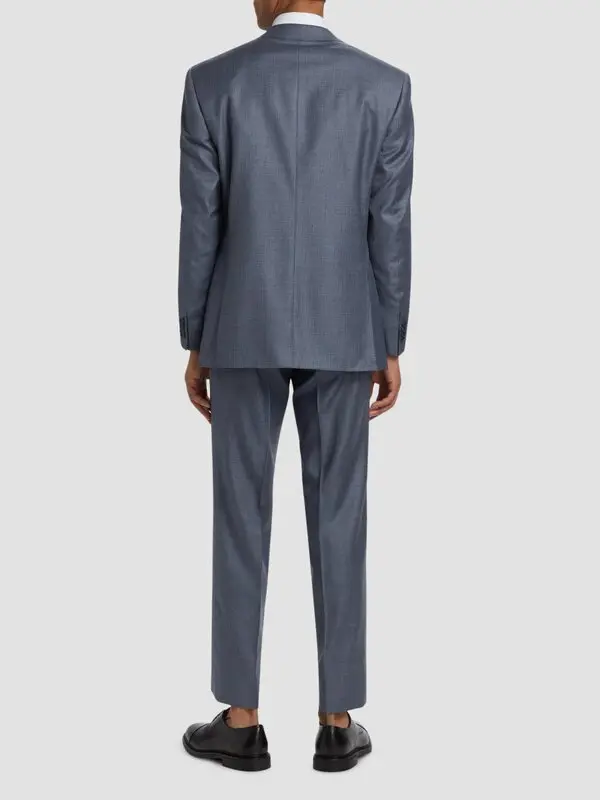 Canali Micro Houndstooth Classic-fit Wool Suit