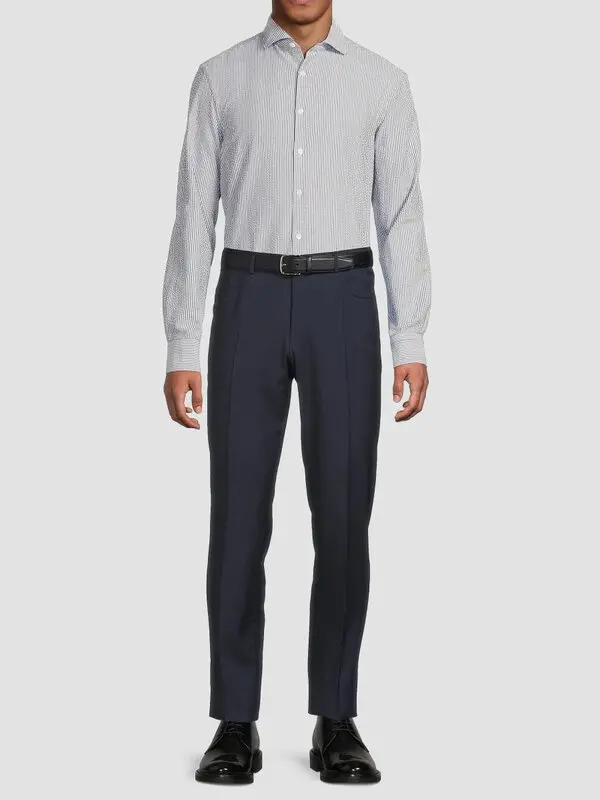 Canali Seersucker Sport Shirt