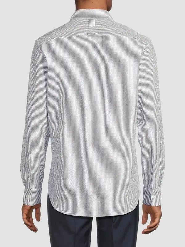 Canali Seersucker Sport Shirt