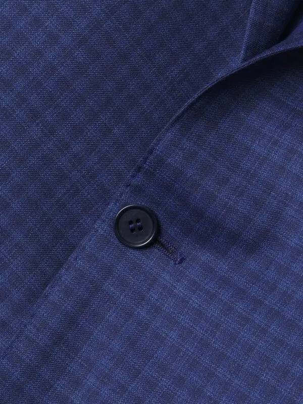 Canali Micro-plaid Wool Business Sport Coat