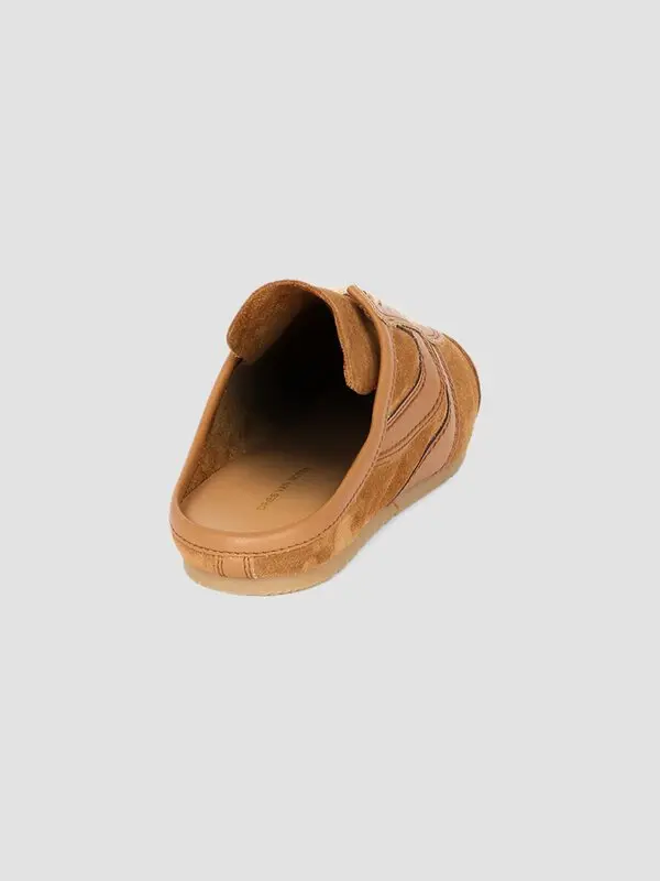 Dries Van Noten Suede & Leather Sneaker ​mules - Tan