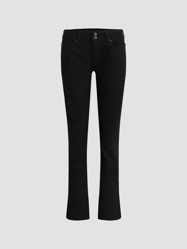 Hudson Jeans Beth Mid-rise Stretch Jeans - Black