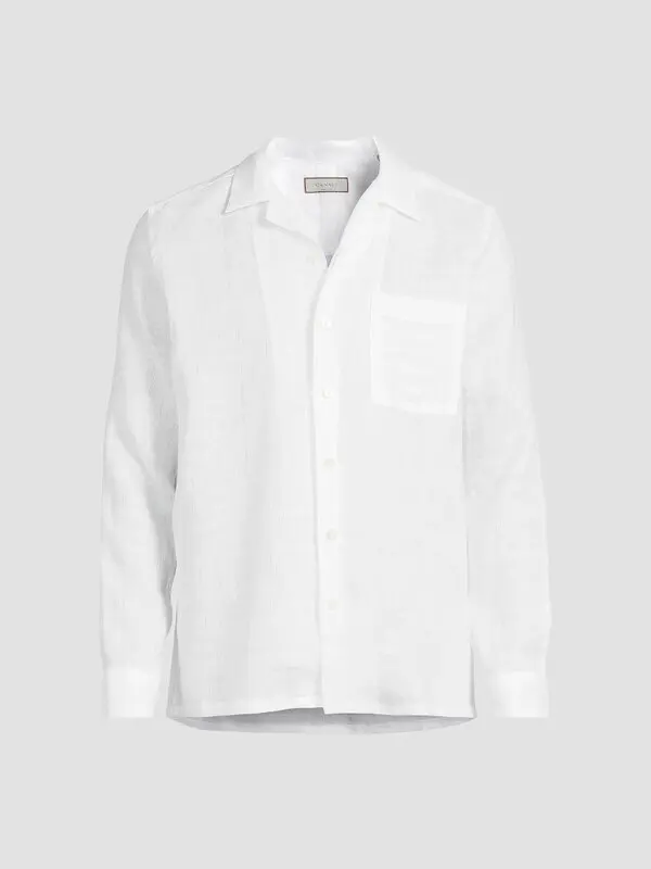 Canali Linen Modern Fit Shirt