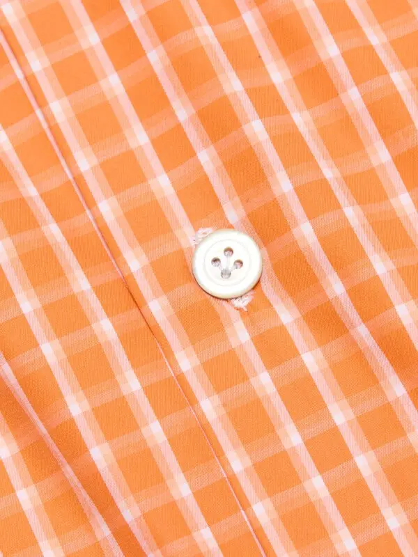 Kiton Check Cotton Shirt