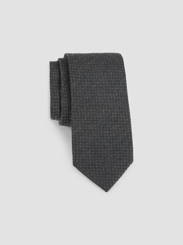 Canali Textured Silk-cashmere Tie
