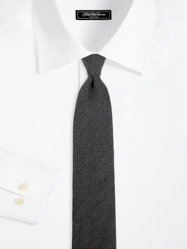 Canali Textured Silk-cashmere Tie