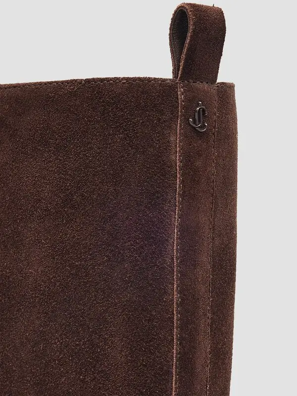JIMMY CHOO Mave 45mm Suede Knee-high Boots