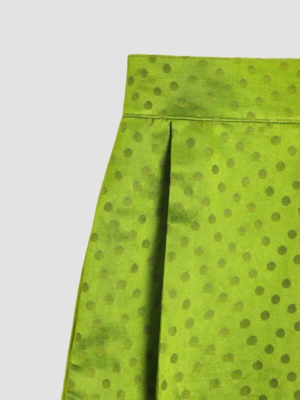 Valentino Garavani Jacquard Pants In Silk-linen
