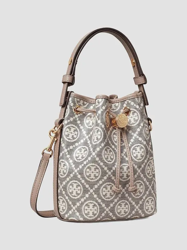 Tory Burch Mini Monogram Jacquard Bucket Bag
