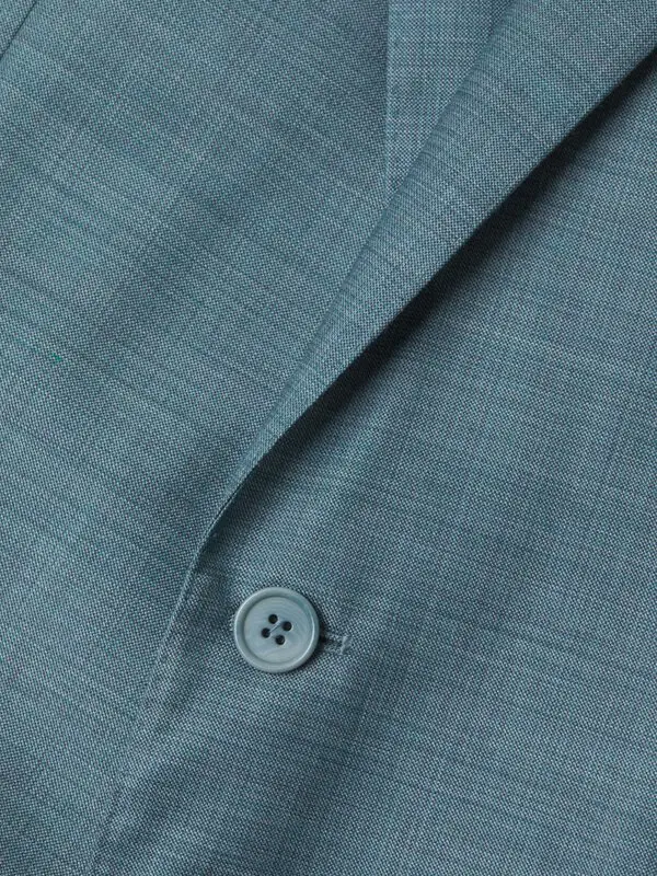 Canali Denim-effect Wool Single-breasted Suit