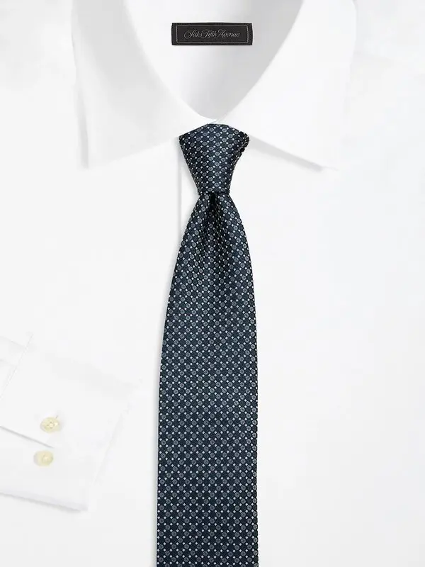 Canali Silk Medallion Tie - Green