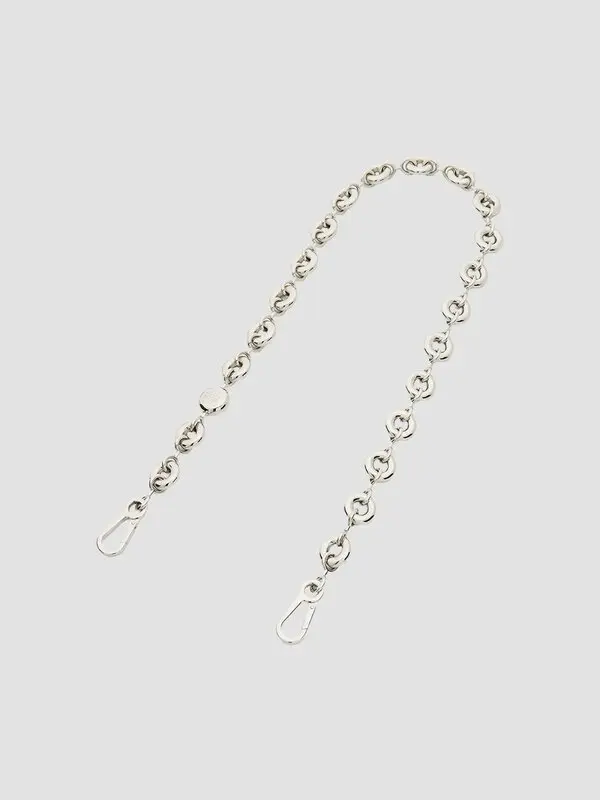 Loewe Donut Chain Stainless Steel Shoulder Strap - Silver