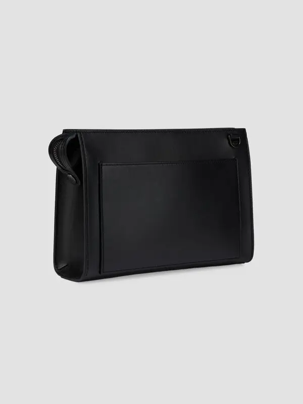 CHRISTIAN LOUBOUTIN Kosmica Leather Crossbody Bag - Black