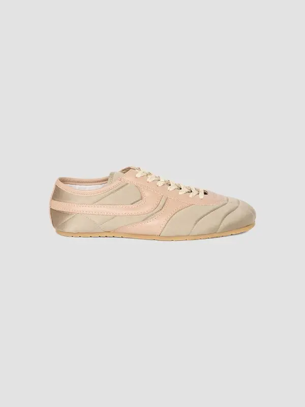 Dries Van Noten Quilted Satin Low-top Sneakers