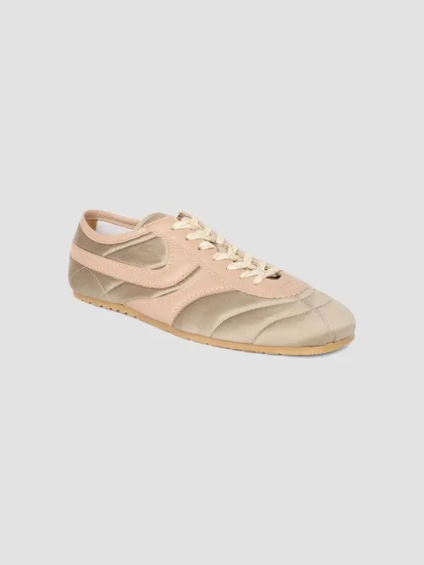 Dries Van Noten Quilted Satin Low-top Sneakers
