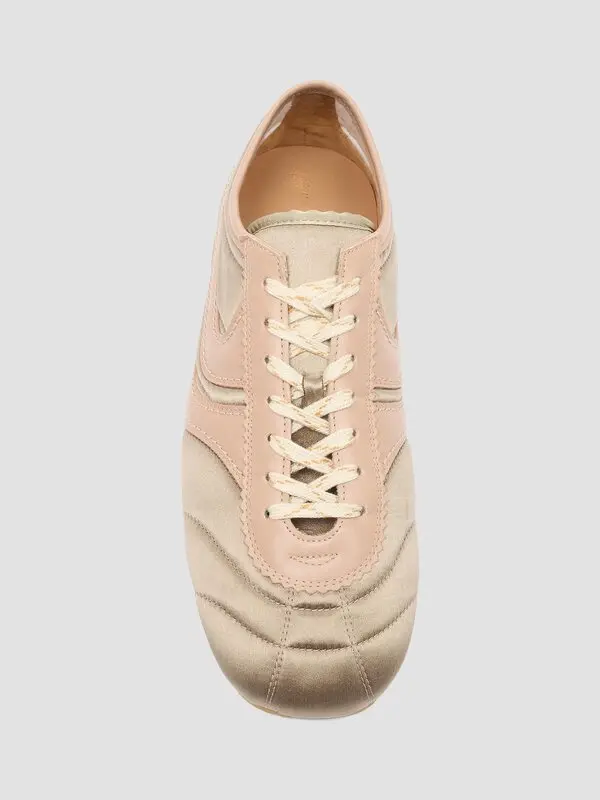 Dries Van Noten Quilted Satin Low-top Sneakers