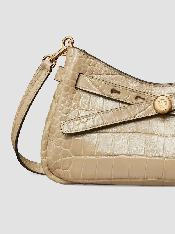 Tory Burch Romy Croc-embossed Leather Crossbody Bag