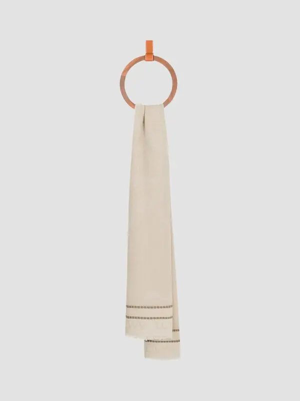 Loewe X Paula's Ibiza Anagram Cotton Pareo - Light Beige