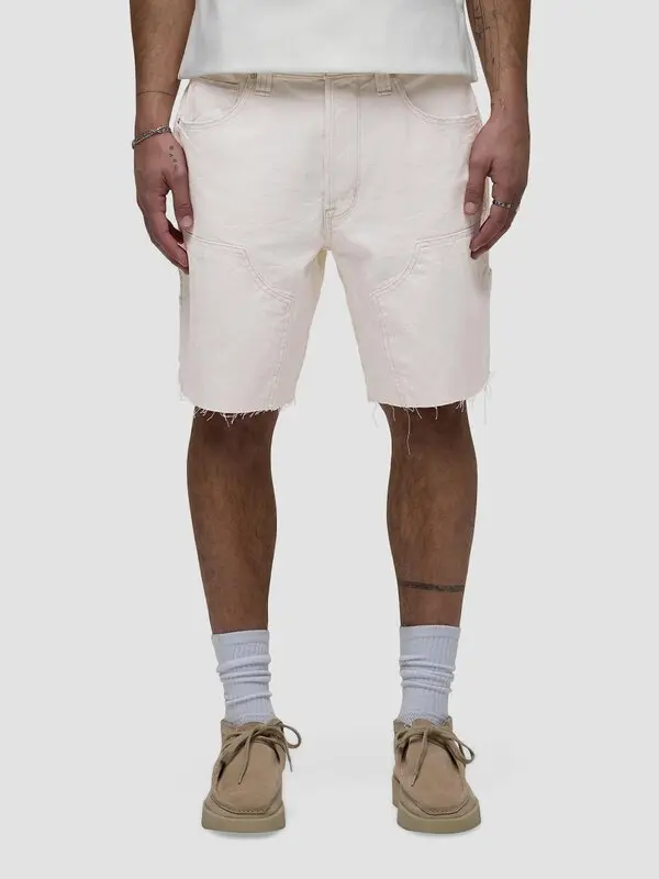 Hudson Jeans Carpenter Denim Shorts - Ecru