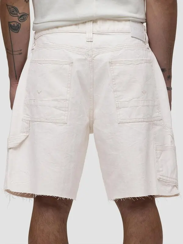 Hudson Jeans Carpenter Denim Shorts - Ecru