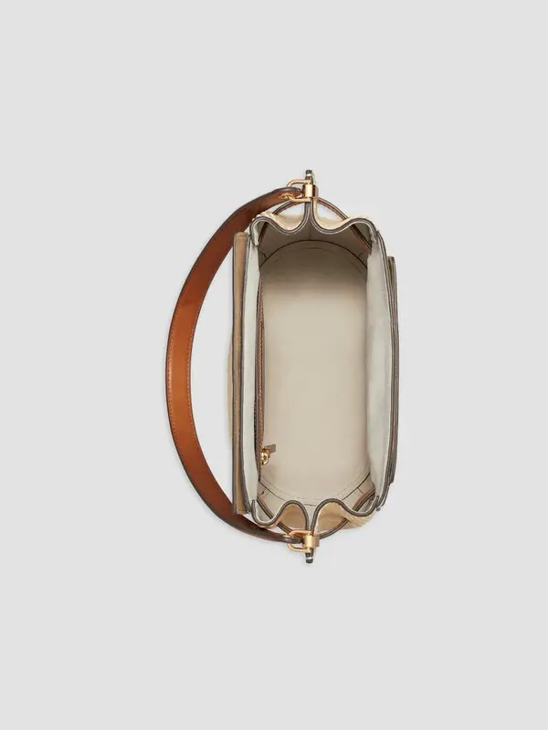 Tory Burch Lee Radziwill Snake-embossed Leather Bucket Bag