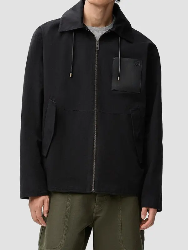 Loewe Hooded Nylon-blend Jacket