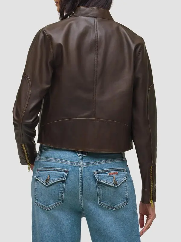 Hudson Jeans Leather Moto Jacket