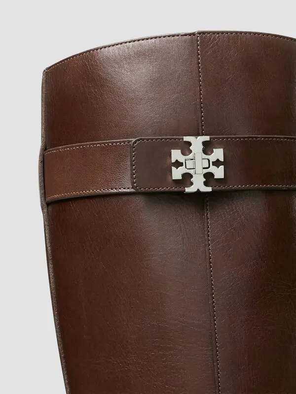 Tory Burch Turnlock Leather Riding Boots