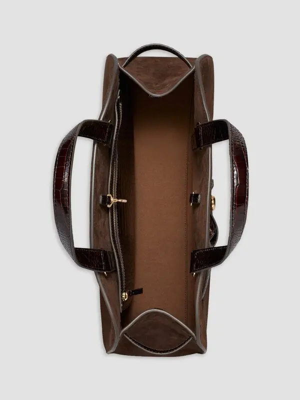 Tory Burch Romy Suede Top Handle Bag