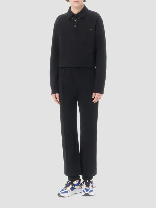 Valentino Garavani Cotton Polo Shirt With Vgold