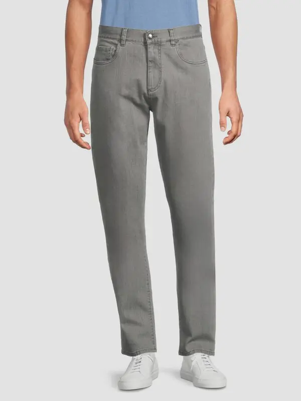Canali Comfort Slim-straight Jeans