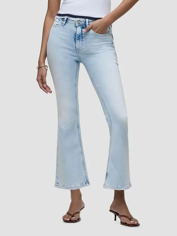 Hudson Jeans Barbara Crop Bootcut Jeans