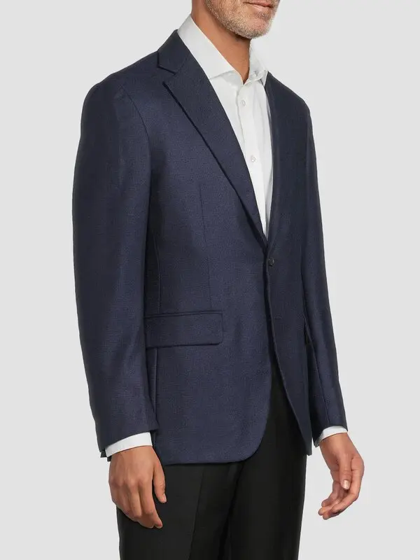 Canali Solid Silk-cashmere Sport Coat