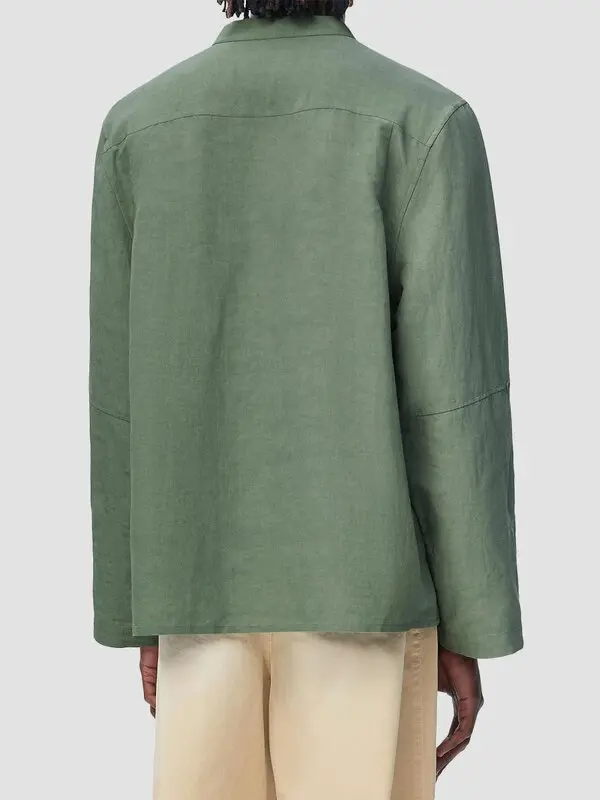 Loewe X Paula's Ibiza Monogram Woven Long-sleeve Shirt
