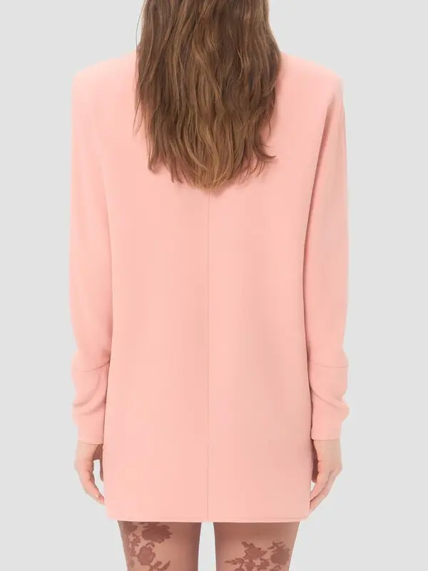 Valentino Garavani Embroidered Cady Couture Short Dress