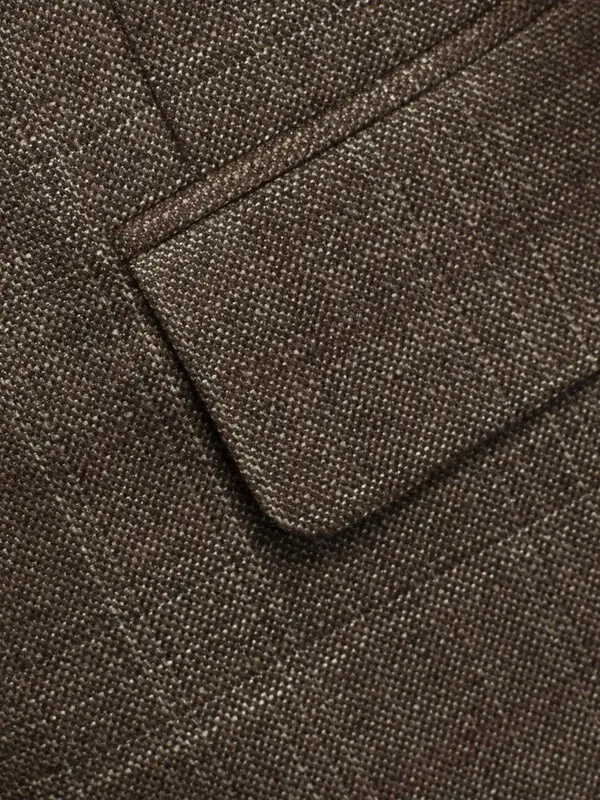 Canali Siena Tonal Plaid Silk-cashmere Sport Coat