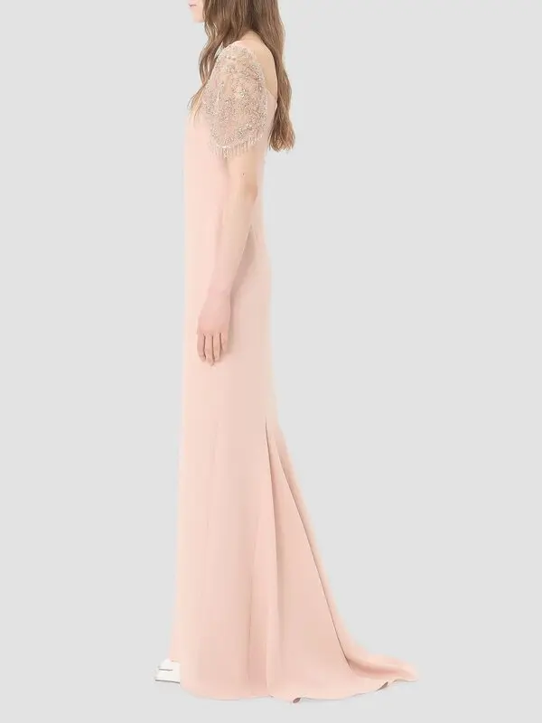 Valentino Garavani Embroidered Couture Cady Long Dress
