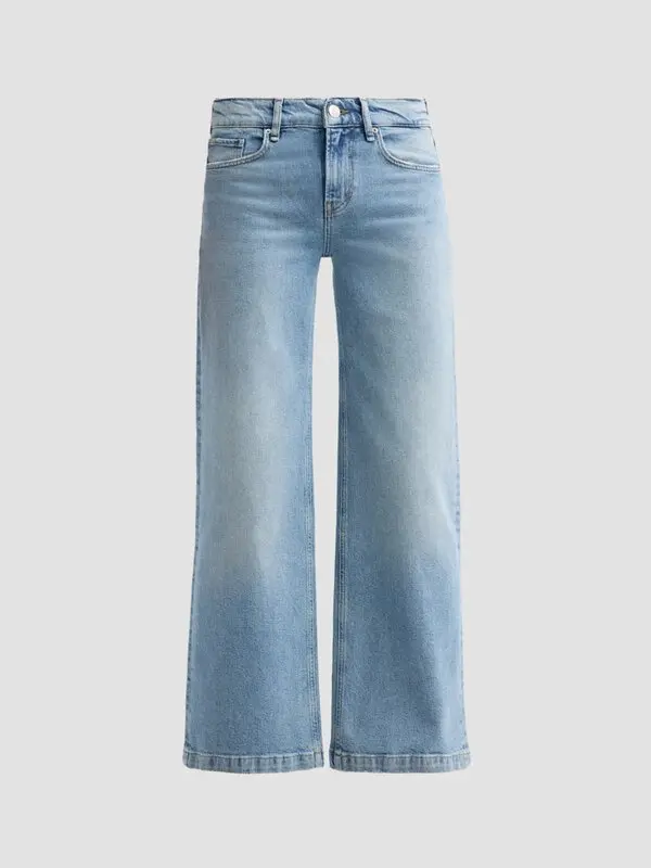 Hudson Jeans Rylee Low-rise Wide-leg Jeans - Enlighten