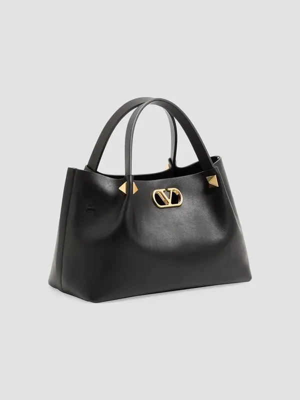 Valentino Garavani Small Soft Leather Top Handle Bag - Black