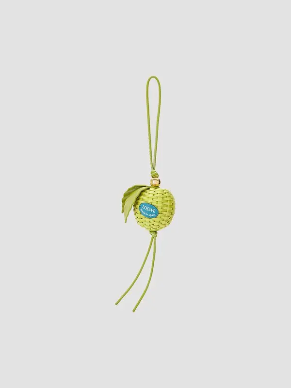 Loewe Granny Smith Apple Bag Charm - Green
