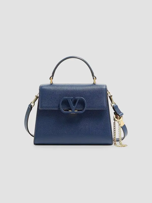 Valentino Garavani Small V-sling Grainy Calfskin Handbag