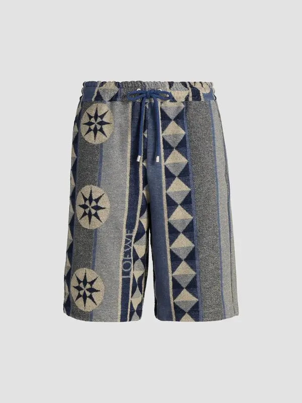 Loewe X Paula's Ibiza Jacquard Terry Cotton Shorts