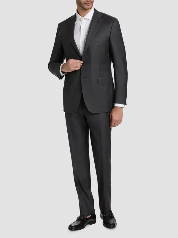 Canali Wool Single-breasted Suit