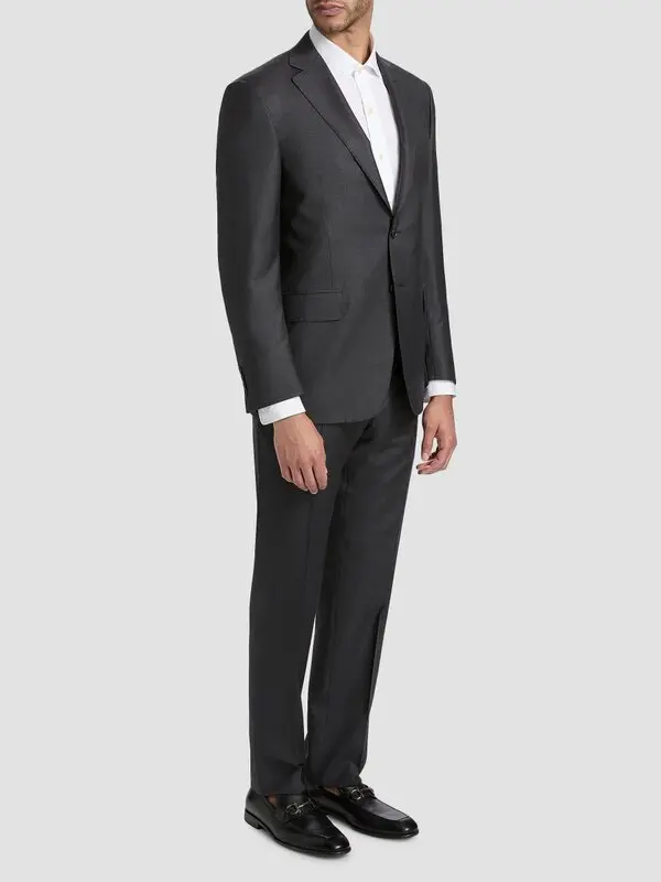 Canali Wool Single-breasted Suit