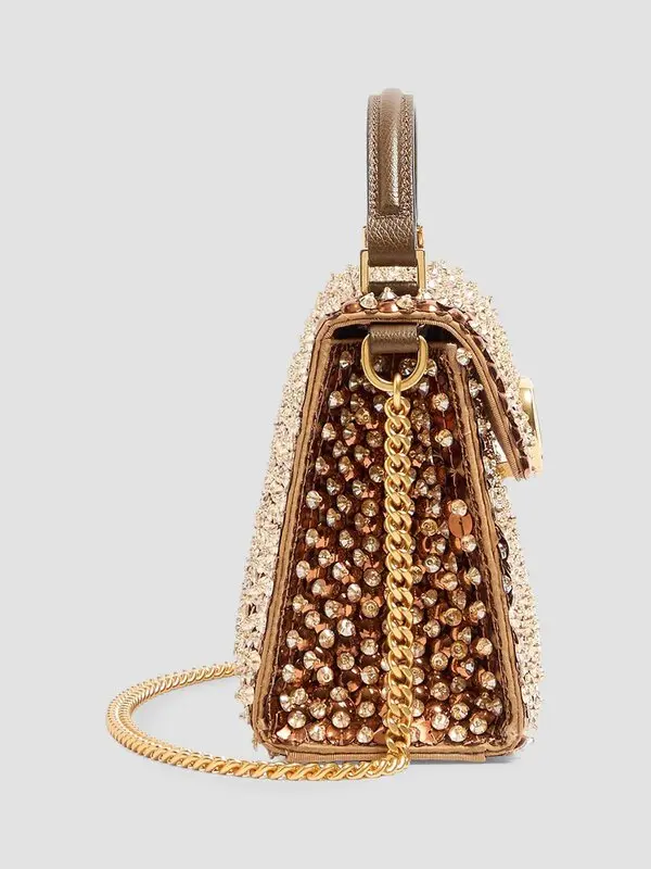 Valentino Garavani V-sling Embroidered Mini Top Handle Handbag