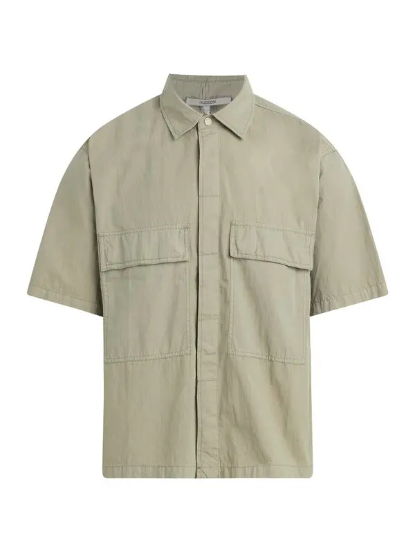 Hudson Jeans Utility Short-sleeve Shirt - Laurel