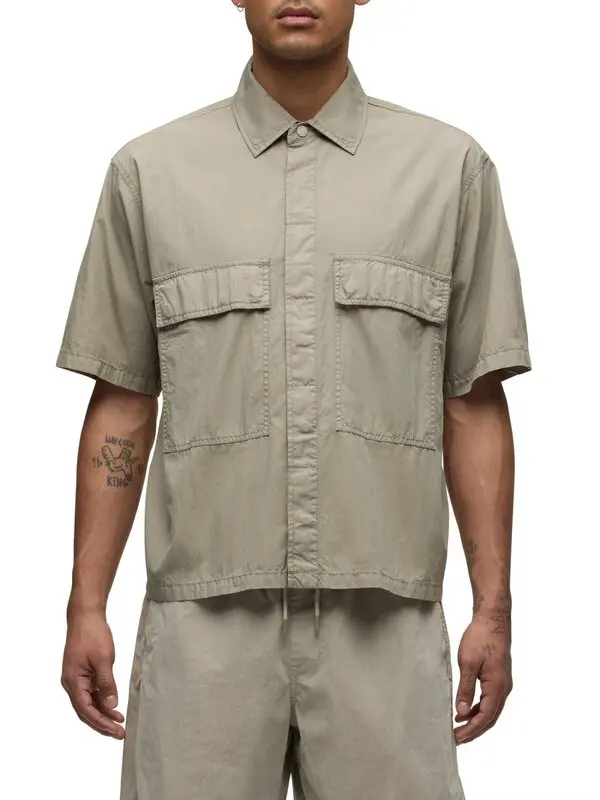 Hudson Jeans Utility Short-sleeve Shirt - Laurel
