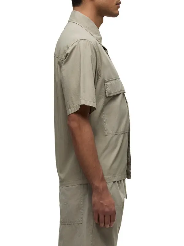 Hudson Jeans Utility Short-sleeve Shirt - Laurel
